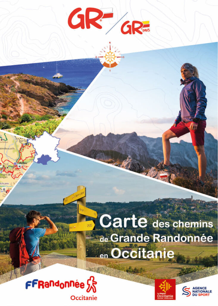 La Carte des Chemins de Grande Randonnée en Occitanie – Randonnée en ...